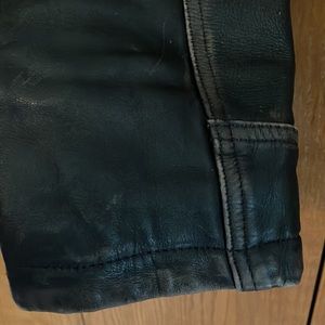 bomb boogie | Jackets & Coats | Vintage Bomb Boogie Sky Leather Biker ...